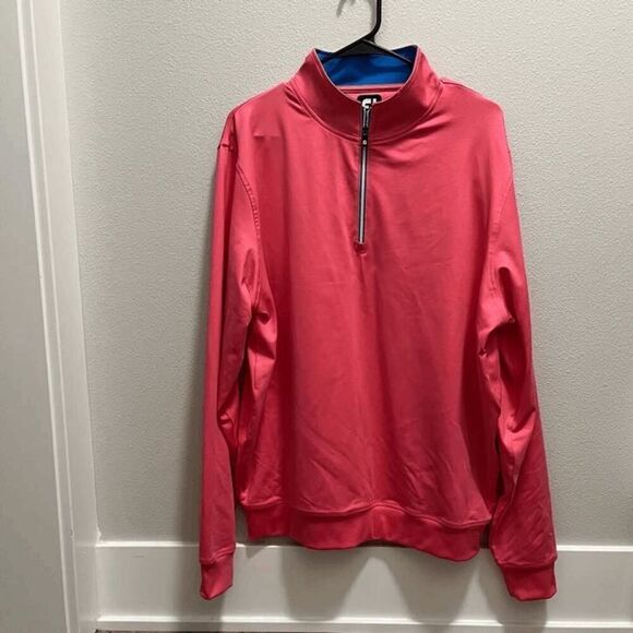 FootJoy | Sweaters | Fjfootjoy Mens Golf 4 Zip Dri Fit Golf Pullover ...